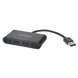 Mendler Kensington UH4000 4 x USB 3.0 Female auf 1 x USB 1.1 Male Hub K39121EU 4 Ports Schwarz