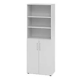 Hammerbacher Schrank V968T3/5/5/BS Grau 80 x 42 x 215,4 cm