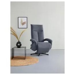 Sit & More TV-Sessel SIT & MORE "Tycoon" Sessel Gr. Luxus-Microfaser ALTARA NUBUCK, mit 2 Motoren-mit Akku-Größe XL, B/H/T: 74 cm x 117 cm x 85 cm, grau wahlweise manuell, mit zwei Motoren oder Akku 2