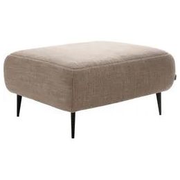 Hocker DESIGNWERK "Forma" Gr. B/H/T: 90cm x 47cm x 70cm, Flachgewebe, beige (liver) Polsterhocker in hochwertiger Verarbeitung