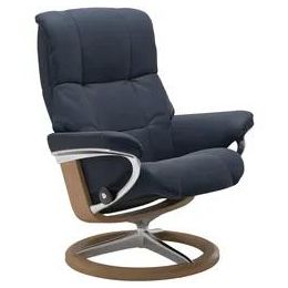 Relaxsessel stressless "Mayfair", blau (oxford blau paloma), B:92cm H:103cm T:79cm, Leder BATICK: BATICK ist ein leicht korrigiertes, durchgefärbtes und genarbtes Möbelleder, bei dem die meisten Unebenheiten und Spuren in der Regel entfernt wurden., Leder PALOMA: PALOMA ist ein durchgefärbtes Semianilin-Möbelleder mit natürlicher Narbung., ROHLEDER Stoff Q2 FARON: Ein fester zuverlässiger Bouclu00