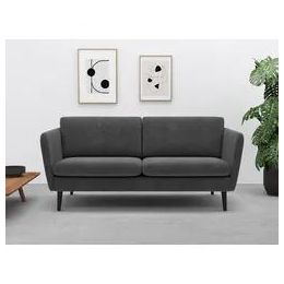 2,5-Sitzer Andas "Hafjell" Sofas Gr. B/H/T: 172cm x 81cm x 92cm, Struktur, grau (anthrazit) mit Komfortschaum