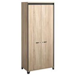 Aktenschrank GAMI "MAMBO" Schränke Gr. B/H/T: 80 cm x 187 cm x 46 cm, 2 St., braun (eiche sonoma) Stauraumschrank Schrank H. 187