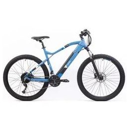 E-Bike Telefunken "Aufsteiger M923" E-Bikes Gr. 52cm, 27,5 Zoll (69,85cm), blau Pedelec, Elektrofahrrad für Damen u. Herren, MTB