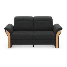 3-Sitzer Home Affaire "Dangast" Sofas Gr. B/H/T: 200cm x 92cm x 102cm, Struktur, mit motorischer Relaxfunktion links, grau (anthrazit) Kopfteilverstellung, wahlweise auch mit motorischer Relaxfunktion