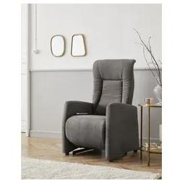Sit & More TV-Sessel SIT & MORE "Melissa", braun (schlamm), B:71cm, 100% Polyester, Sessel, wahlweise elektrisch oder manuell verstellbar, optional Aufstehhilfe