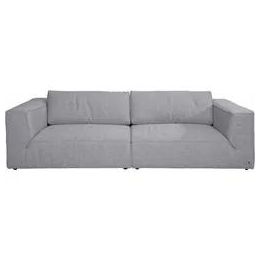 Big-Sofa Tom Tailor HOME "BIG CUBE STYLE" Sofas Gr. B/H/T: 270cm x 83cm x 122cm, Struktur fein TBO, grau (moody grey tbo 29) mit bequemen Stegkissen, extra große Sitztiefe, Breite 270 cm