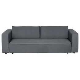 Schlafsofa Tom Tailor HOME "HEAVEN STYLE SLEEP" Sofas Gr. B/H/T: 244cm x 85cm x 112cm, Struktur fein TBO, mit Bettfunktion-mit Bettkasten, grau (woven grey tbo 19) aus der COLORS COLLECTION, inklusive Bettfunktion & Bettkasten