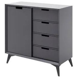 Highboard MCA furniture "Netanja" Sideboards Gr. B/H/T: 93 cm x 92 cm x 40 cm, grau (grau matt) Breite ca. 93 cm