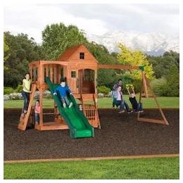 Spielturm BACKYARD DISCOVERY "Hill Crest" Spieltürme braun Kinder BxTxH: 536x409x290 cm