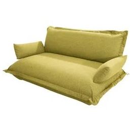 2-Sitzer Tom Tailor HOME "CUSHION" Sofas Gr. B/H/T: 147cm x 78cm x 96cm, Struktur fein TBO, ohne Armlehne, gelb (mustard tbo 5) Sofa-Element inspiriert von Pantone 2021, wahlweise mit Armlehnen, Breite 147 cm