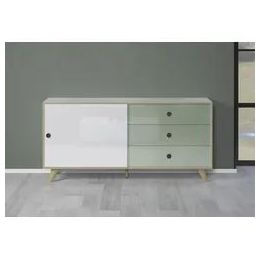 Sideboard INTER-FURN "Adelaide" Sideboards Gr. B/H/T: 180cm x 86cm x 40cm, 3 St., weiß Kommode, Modernes Design, Breite 180 cm