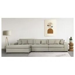 Guido Maria Kretschmer Home & Living Sofa-Eckelement GUIDO MARIA KRETSCHMER HOME & LIVING "Skara XXL L-Form" Polsterelemente Gr. Struktur (recyceltes Polyester), Ottomane links, Federkernpolsterung, beige (creme) Lounge-Sofa XXL mit Federkern-Polsterung, in vielen Bezugsvarianten