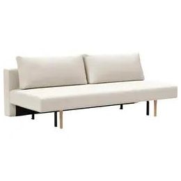 Schlafsofa INNOVATION LIVING TM "CONLIX 3-Sitzer, Dauerschläfer, Scandic-Design, hochwertig und bequem" Sofas Gr. Bouclé Stoff BOUCLÉ, weiß (off white 531, bouclé) Taschenfederkernpolsterung, Breite Liegefläche 140 cm