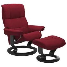 Relaxsessel stressless "Mayfair" Sessel Gr. ROHLEDER Stoff Q2 FARON, Classic Base Schwarz, Relaxfunktion-Drehfunktion-PlusTMSystem-Gleitsystem, B/H/T: 88 cm x 102 cm x 77 cm, rot (red q2 faron) mit Classic Base, Größe S, M & L, Gestell Schwarz