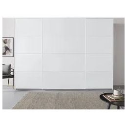 Schwebetürenschrank Rauch "Kleiderschrank Schrank Garderobe TOPSELLER OTELI inkl. Inneneinteilung" Schränke Gr. B/H/T: 315 cm x 229 cm x 62 cm, weiß mit 3 Innenschubladen sowie zusätzlichen Einlegeböden MADE IN GERMANY