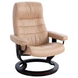 Relaxsessel stressless "Opal", beige (sand), B:76cm H:99cm T:74cm, Leder BATICK: Batick ist ein leicht korrigiertes, durchgefärbtes und genarbtes Möbelleder, bei dem die meisten Unebenheiten und Spuren in der Regel entfernt wurden. Batick wird mitunter doppeltönig gefärbt, um der Oberfläche mehr Lebendigkeit zu verleihen. Dank einer schützenden Oberflächenbehandlung lassen sich die meisten Flecken