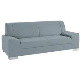 2-Sitzer DOMO collection "Anzio" Sofas Gr. B/H/T: 214cm x 85cm x 93cm, Struktur fein, Mit Federkern, grün (mint) Wahlweise mit Federkern