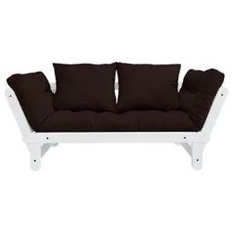 Schlafsofa KARUP DESIGN "Beat" Sofas Gr. Gestellfarbe weiß, braun inkl. Futonmatratze