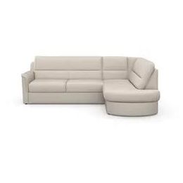 Sit & More Ecksofa SIT&MORE "Panini L-Form" Sofas Gr. B/H/T: 243 cm x 87 cm x 155 cm, Luxus-Microfaser Euphoria, Ottomane rechts, ohne Vorziehsitz-ohne Bettkasten, grau (elephant) wahlweise mit Vorziehsitz und Bettkasten