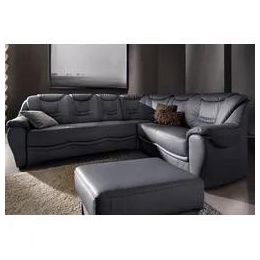 Sit & More Ecksofa SIT & MORE "Benson L-Form" Sofas Gr. B/H/T: 265cm x 94cm x 215cm, Luxus-Kunstleder, langer Schenkel links, mit Bettfunktion, schwarz wahlweise mit Bettfunktion