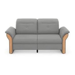 3-Sitzer Home Affaire "Dangast" Sofas Gr. B/H/T: 200cm x 92cm x 102cm, Luxus-Microfaser Euphoria, mit motorischer Relaxfunktion links, grau Kopfteilverstellung, wahlweise auch mit motorischer Relaxfunktion