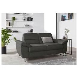 Sit & More 2-Sitzer SIT & MORE "Sorano" Sofas Gr. B/H/T: 168cm x 88cm x 91cm, Struktur fein, grau (anthrazit) Breite 168 cm