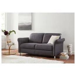 Sit & More 2,5-Sitzer SIT & MORE "Darwin", grau (anthrazit), B:179cm H:83cm T:96cm, Sofas, inklusive Federkern, wahlweise mit Kopfteilverstellung