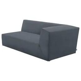 Sofa-Eckelement Tom Tailor HOME "ELEMENTS" Polsterelemente Gr. Samtstoff TSV, grau (dark grey tsv 39) Sofa-Element Ecksofa mit Armlehne rechts