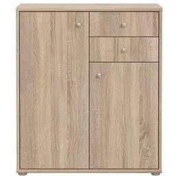 Kommode FORTE "Tempra" Sideboards Gr. B/H/T: 73,7 cm x 85,5 cm x 34,8 cm, 2 St., braun (sonoma eiche) Breite 73,7 cm