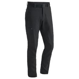 Funktionshose Maier Sports "Torid slim" Gr. 27, Kurzgrößen, schwarz Herren Hosen Wanderhose, atmungsaktive Outdoor-Hose, 4 Taschen, Slim Fit