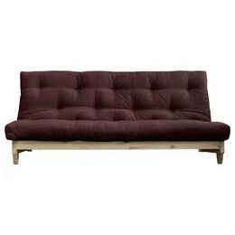 Schlafsofa KARUP DESIGN "Fresh" Sofas Gr. Gestell natur, braun inkl. Futonmatratze