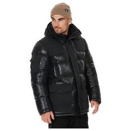 SOS Sportswear Outdoorjacke SOS "Les Arcs" Gr. S, schwarz (schwarz, schwarz) Herren Jacken mit wasserabweisender Beschichtung