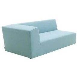 Sofa-Eckelement Tom Tailor HOME "ELEMENTS" Polsterelemente Gr. Struktur fein TBO, blau (ice blue tbo 56) Sofa-Element Ecksofa mit Armlehne links