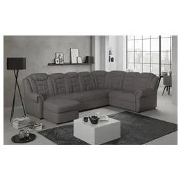 Wohnlandschaft Home Affaire "Boston U-Form" Sofas Gr. B/H/T: 333cm x 102cm x 216cm, Kunstleder SOFTLUX, langer Schenkel rechts-Recamiere links, Ohne Bettfunktion-ohne Schubkasten, braun (fango) Gemütliche Wohnlandschaft mit hoher Rückenlehne in klassischem Design