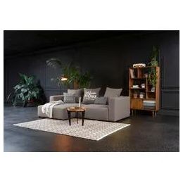 Ecksofa Tom Tailor HOME "HEAVEN CASUAL S" Sofas Gr. B/H/T: 242cm x 85cm x 162cm, Struktur fein TBO, Recamiere links, mit Bettfunktion-mit Bettkasten, braun (soft tbo 22) aus der COLORS COLLECTION, wahlweise mit Bettfunktion & Bettkasten