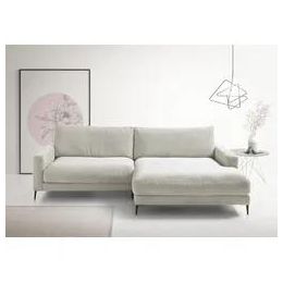 Ecksofa Inosign "Downtown, B/T/H: 272/190/84 cm L-Form", grau (hellgrau), B:272cm H:84cm T:190cm, 88% Polyester, 12% Polyacryl, Sofas, weicher Sitzkomfort auch in Cord und Bouclé, incl. Zierkissen