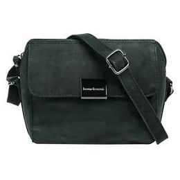 Umhängetasche Bruno Banani Gr. B/H/T: 17cm x 15cm x 4cm onesize, grün Damen Taschen echt Leder