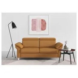 Sit & More 2,5-Sitzer SIT & MORE "Arngast", gelb (curry), B:186cm H:84cm T:93cm, Sofas, inklusive Federkern und Kopfteilverstellung