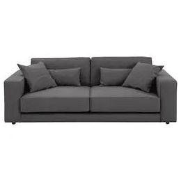 2-Sitzer OTTO products "Grenette" Sofas Gr. B/H/T: 223cm x 77cm x 102cm, Baumwollmix, grau (anthrazit) Modulsofa, im Baumwoll-Leinenmix oder aus recycelten Stoffen