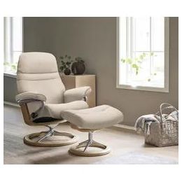 Relaxsessel stressless "Sunrise", beige (light beige q2 faron), B:79cm H:103cm T:73cm, Leder BATICK: BATICK ist ein leicht korrigiertes, durchgefärbtes und genarbtes Möbelleder, bei dem die meisten Unebenheiten und Spuren in der Regel entfernt wurden., Leder PALOMA: PALOMA ist ein durchgefärbtes Semianilin-Möbelleder mit natürlicher Narbung., ROHLEDER Stoff Q2 FARON: Ein fester zuverlässiger Boucl