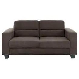 2,5-Sitzer Trendmanufaktur "Chamber mit hohem Sitzkomfort" Sofas Gr. B/H/T: 177cm x 85cm x 92cm, Strukturstoff, braun (dunkelbraun) in zeitloser Optik, Kopfstützen optional bestellbar