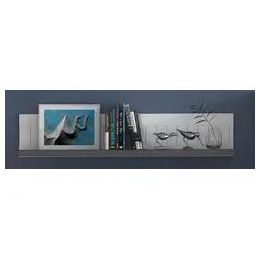 Wandboard Home Affaire "Miami" Regale Gr. B/H/T: 130 cm x 28 cm x 23,7 cm, grau (weiß, grau) Breite 130 cm