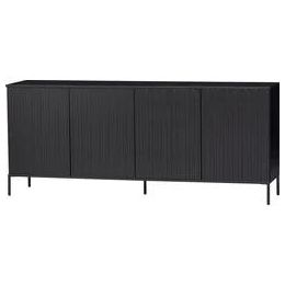 Buffet Woood "New Gravure" Schränke beige (natur) Sideboard H 85 cm x B 200 T 44