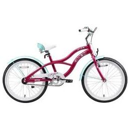 Jugendfahrrad Bikestar "Cruiser" Fahrräder Gr. 29cm, 20 Zoll (50,80cm), lila (lila/violett) Kinder für Damen