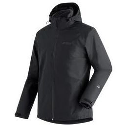 Funktionsjacke Maier Sports "Gregale DJ M" Gr. 28, schwarz Herren Jacken Wanderjacke wasserdicht, Outdoorjacke mit Kapuze