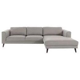 Ecksofa Inosign "Lumber Jack, L-Form" Sofas Gr. B/H/T: 280cm x 85cm x 167cm, Struktur fein, Recamiere rechts, ohne Schlaffunktion und Bettkasten, grau (taupe) in moderner Optik