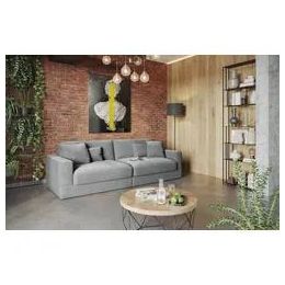 Big-Sofa RAUM.ID "Innovid" Sofas Gr. B/H/T: 264cm x 87cm x 108cm, Luxus-Microfaser Euphoria, grau Modernes Modul-Polsterprogramm