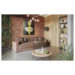 Big-Sofa RAUM.ID "Innovid" Sofas Gr. B/H/T: 264cm x 87cm x 108cm, Breitcord, braun (latte) Modernes Modul-Polsterprogramm