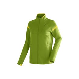 Funktionsshirt Maier Sports "Granni W" Gr. 46, grün (grasgrün) Damen Shirts Funktionsshirts Midlayer-Jacke, atmungsaktiv und schnelltrocknend, Fleece-Jacke